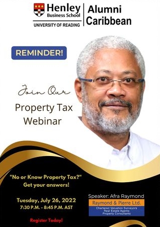 VIDEO: Property Tax webinar – AfraRaymond.net